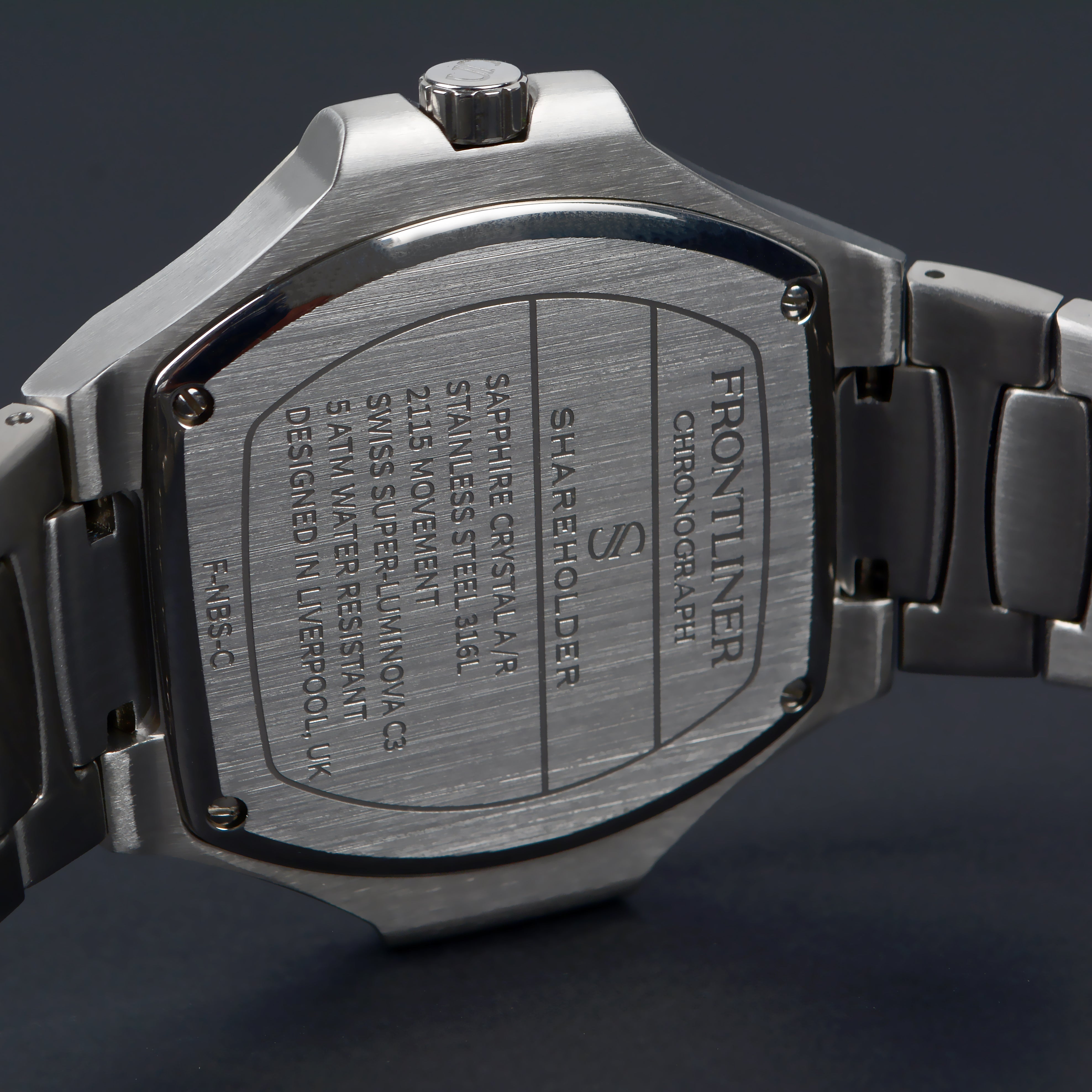Frontliner Stainless Steel Blue – Shareholder Watches